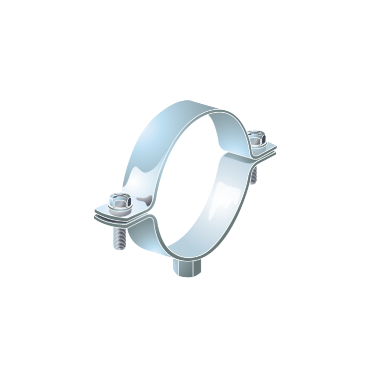 Steel pipe clips supplied by M Greenaways Ltd, UK Pipe Clip Specialsts
