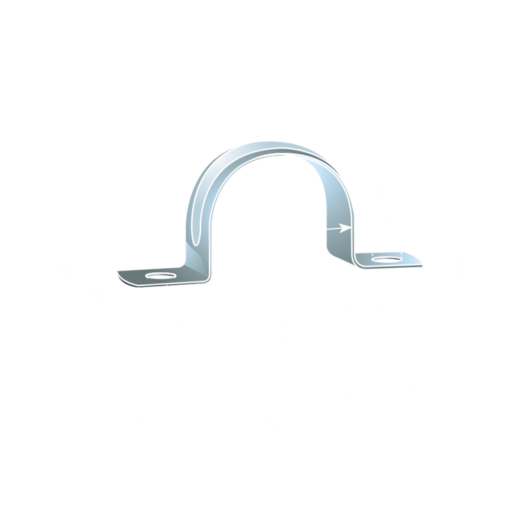 Steel pipe clips supplied by M Greenaways Ltd, UK Pipe Clip Specialsts